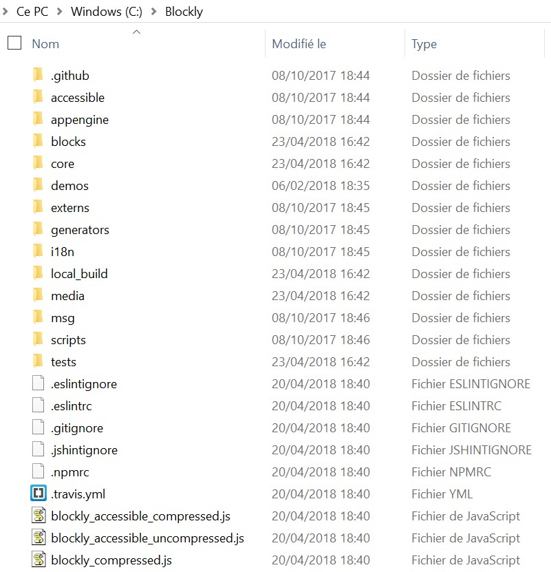 Installer Blockly sur son ordinateur - Programmation par blocs
